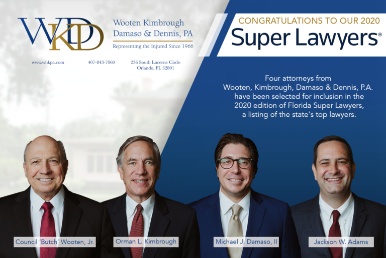 Wooten Kimbrough Attorneys Named 2020 Florida Super Lawyers
